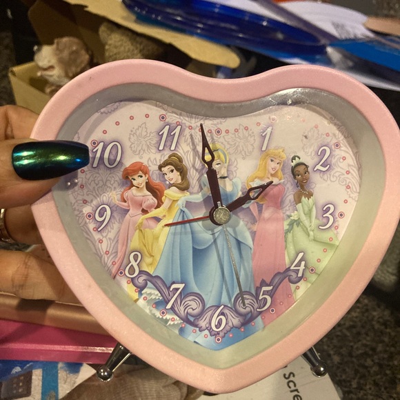 Disney | Other | Vintage Disney Princess Clock | Poshmark